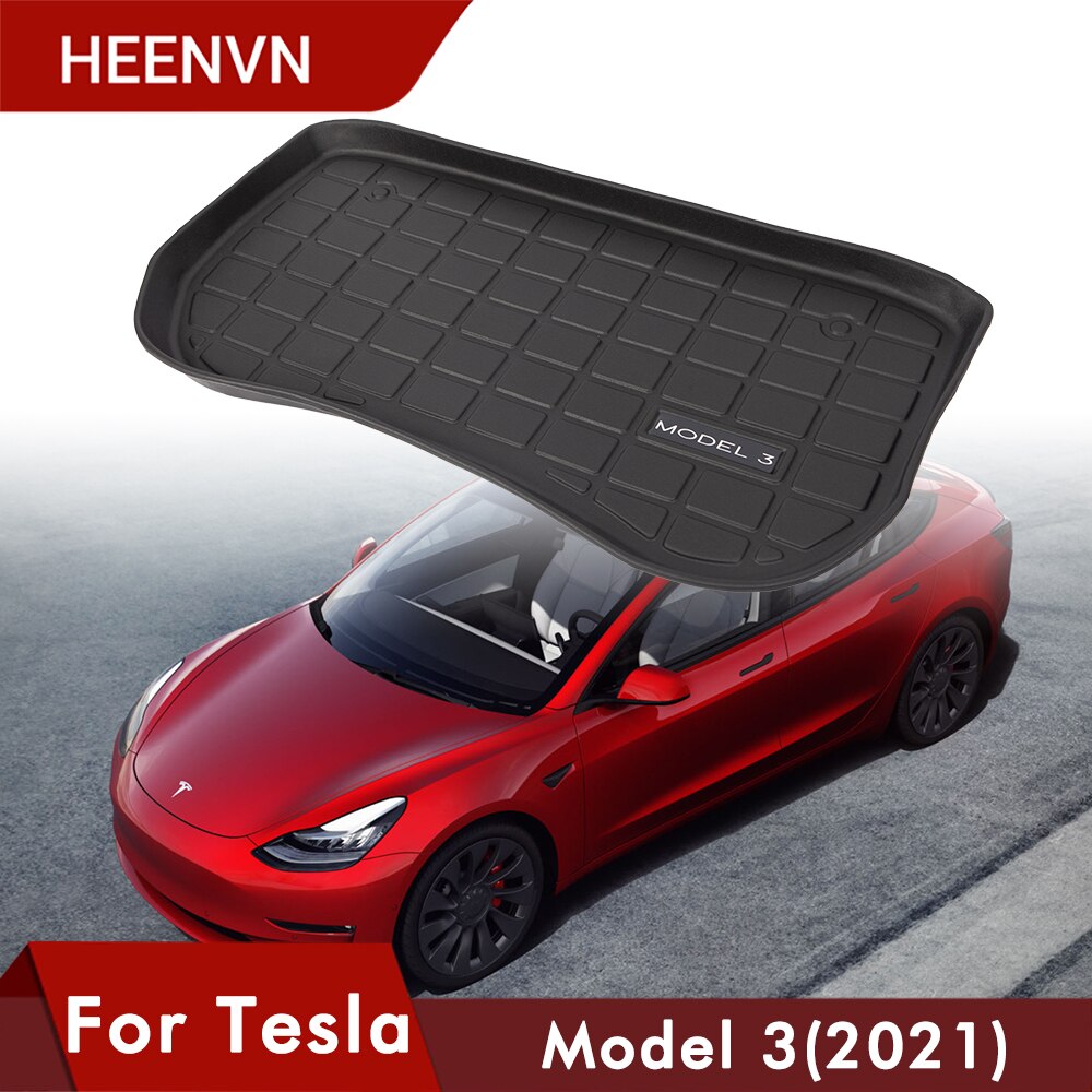 Heenvn New Model3 Car Front Trunk Mat for Tesla Model 3 2021 ...